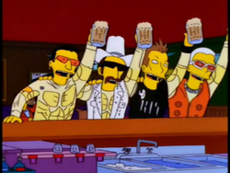 Simpsons'ta Yer Alan Ünlü Müzisyenler